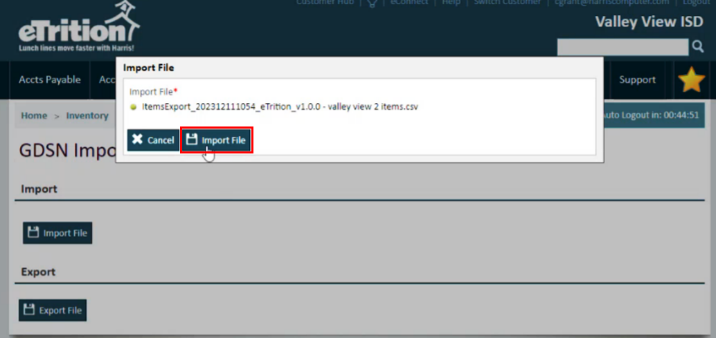 eTrition > Importing Data into eTrition – InTEAM - Help Center