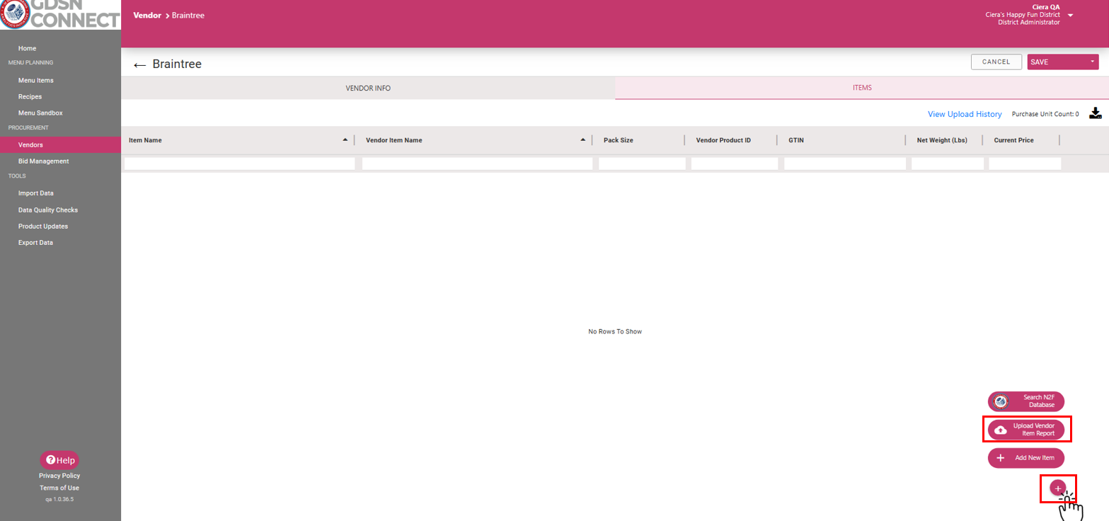 Vendor Item Upload – InTEAM - Help Center